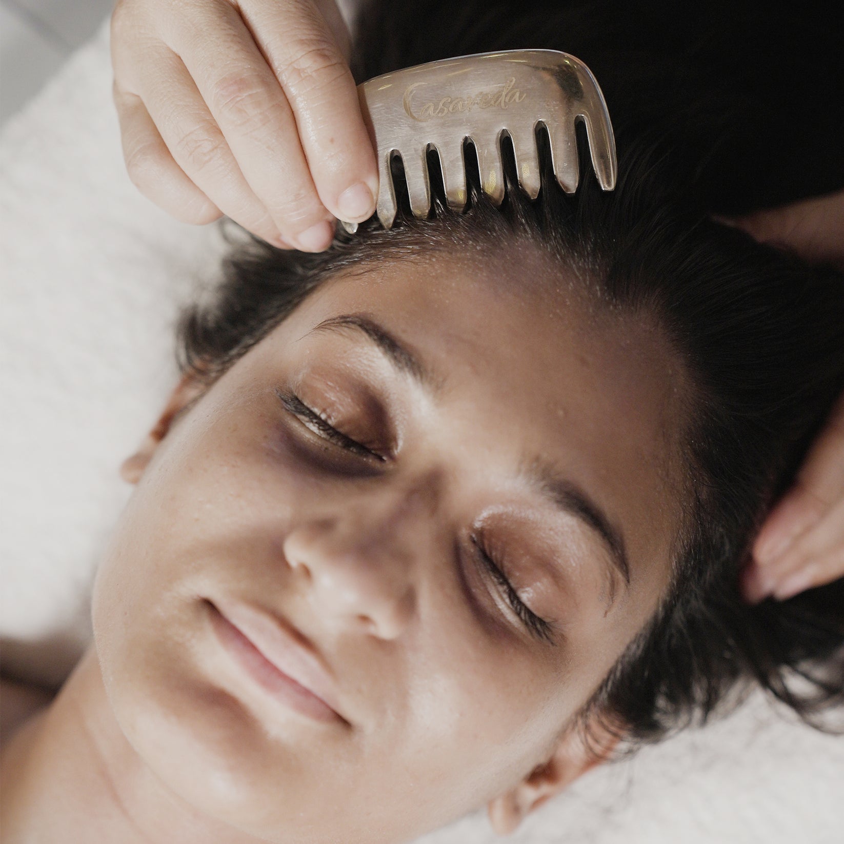 Casaveda Kansa GuaSha Comb - Hair Growth – Casa Veda
